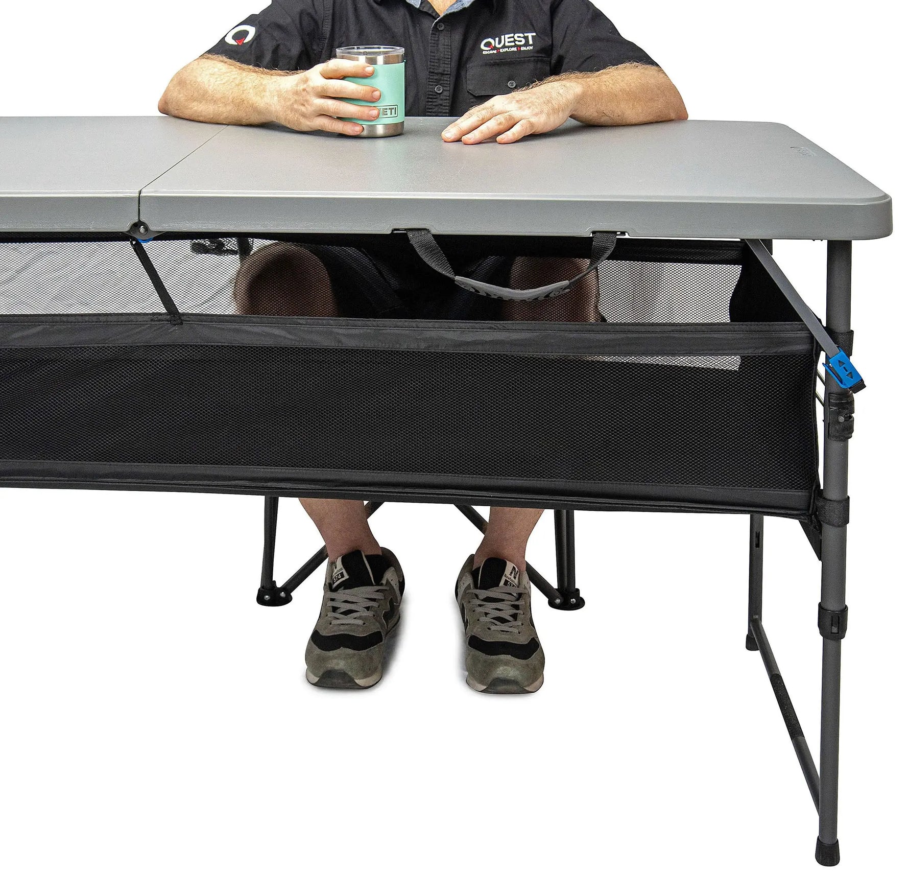 Quest Camp Table 4, Folding Trestle, Portable Camp Dining Table – Quest ...