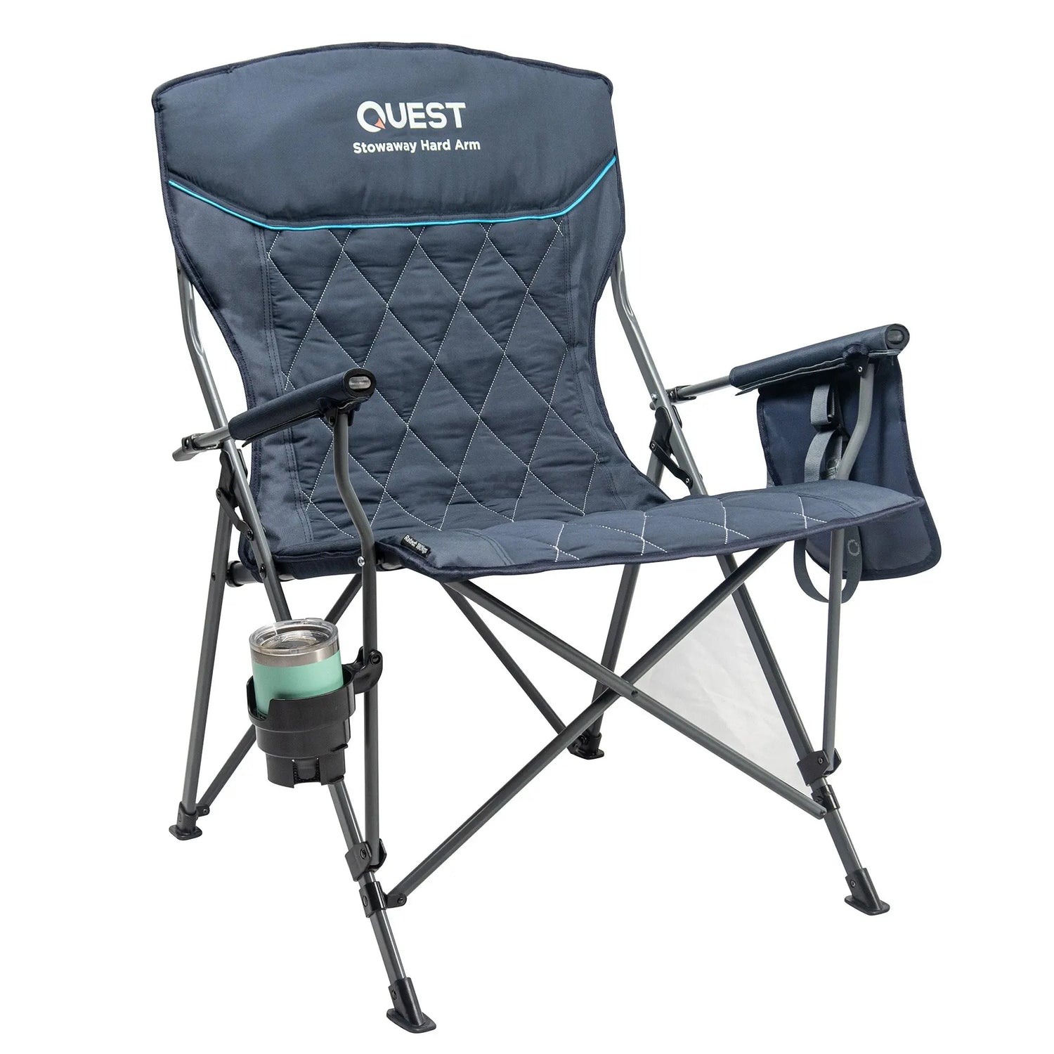 Stowaway Hard Arm Camp Chair - Quest Outdoors Australia